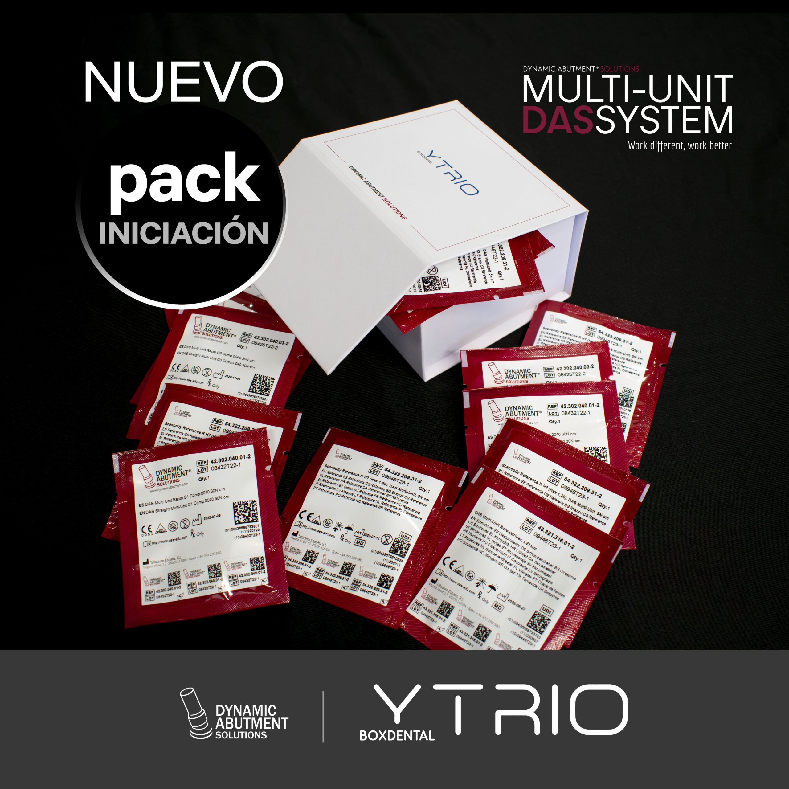 Pack iniciación YTRIO Group - Dynamic Abutment Solutions ES